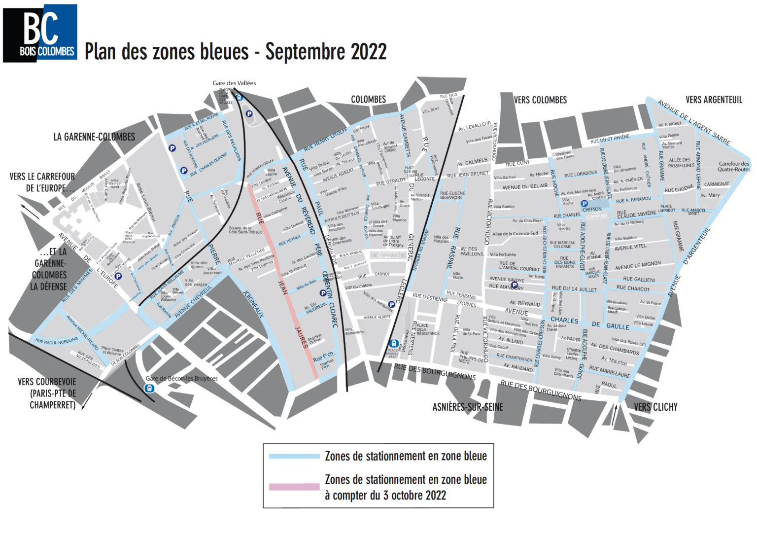 Stationner en zones bleues (QR car, disque…) – Site officiel de la ...
