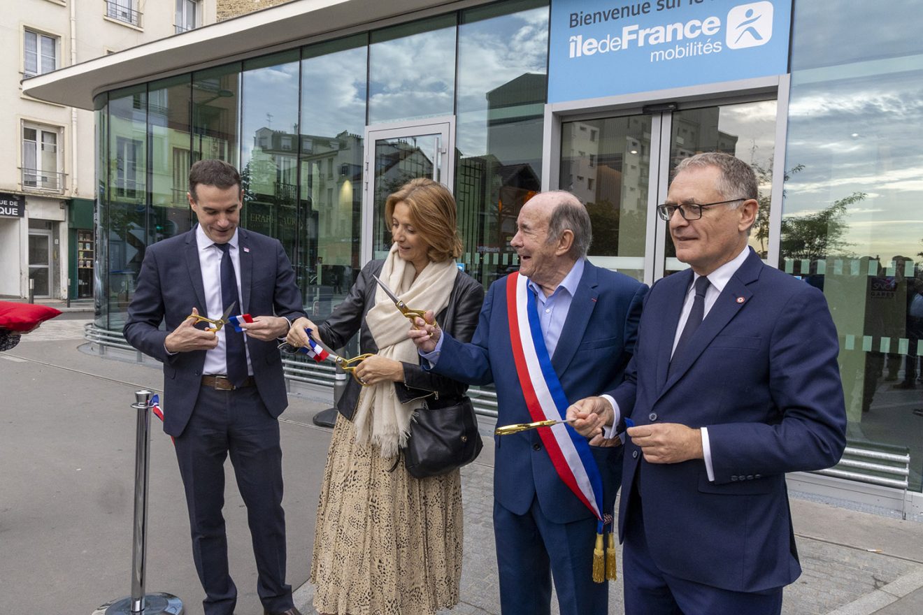 PHOTOS : INAUGURATION DU NOUVEAU HALL DE LA GARE DE BOIS-COLOMBES ...
