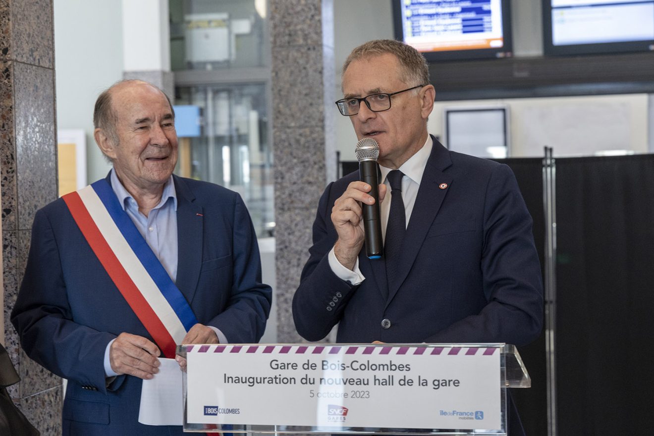 PHOTOS : INAUGURATION DU NOUVEAU HALL DE LA GARE DE BOIS-COLOMBES ...